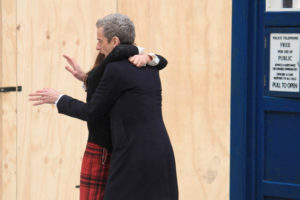 Series 8 Filming: Costumed Capaldi & Clara | Doctor Who TV